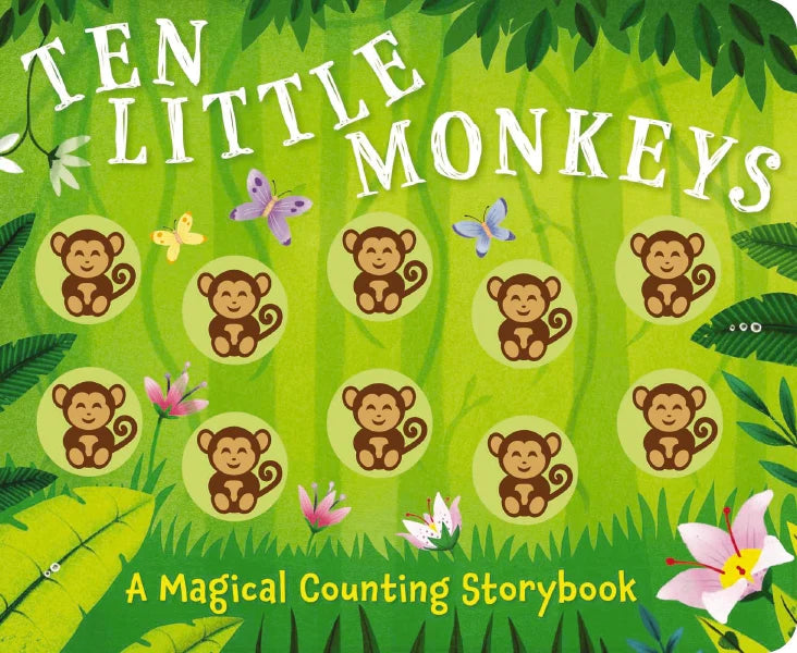 Ten Little Monkeys Board Book – banburycrosskids