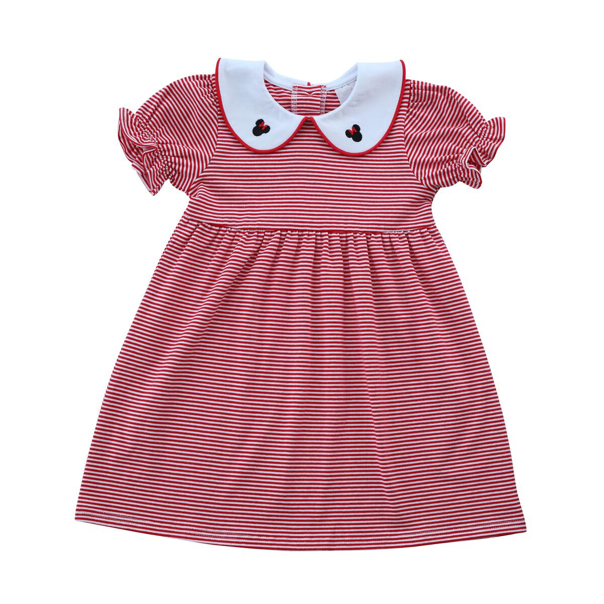 Itsy Bitsy Mouse Dress-Red – banburycrosskids